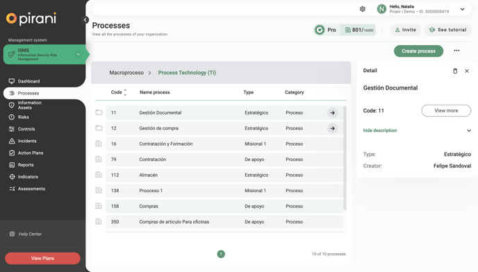 How does the process module work? (ISMS)